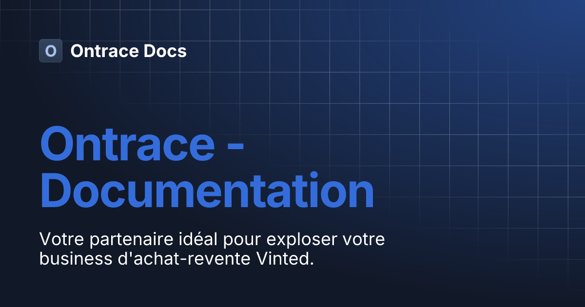 Ontrace - Documentation | Ontrace Docs